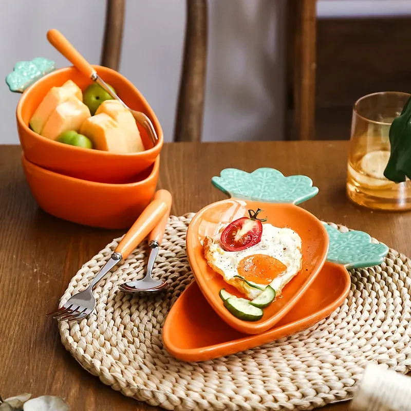 vegetable shaped plates