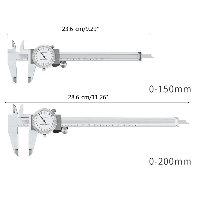 Metal caliper vernier scale with Meter Dial and Gauge Ruler for ...