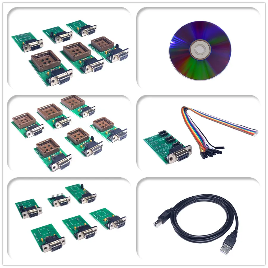 UPA USB V1.3 ECU Chip Tuning Tool Full Set with 1.3 EEPROM Adapter ECU ...