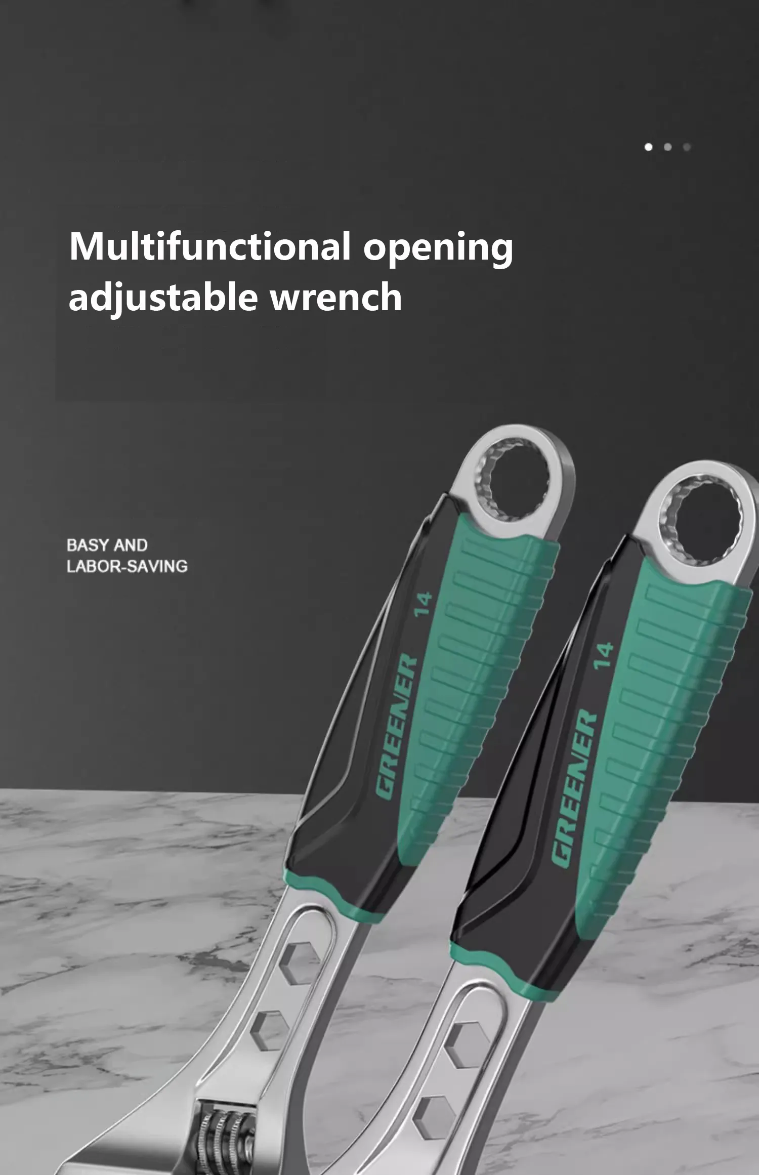 DHgate.com:Adjustable Multi-Purpose Wrench: Heavy-Duty Carbon Steel ...