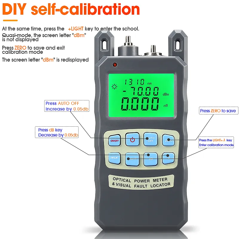 DHgate.com:50km Fiber Optic Cable Tester, All-in-One Optical Power ...