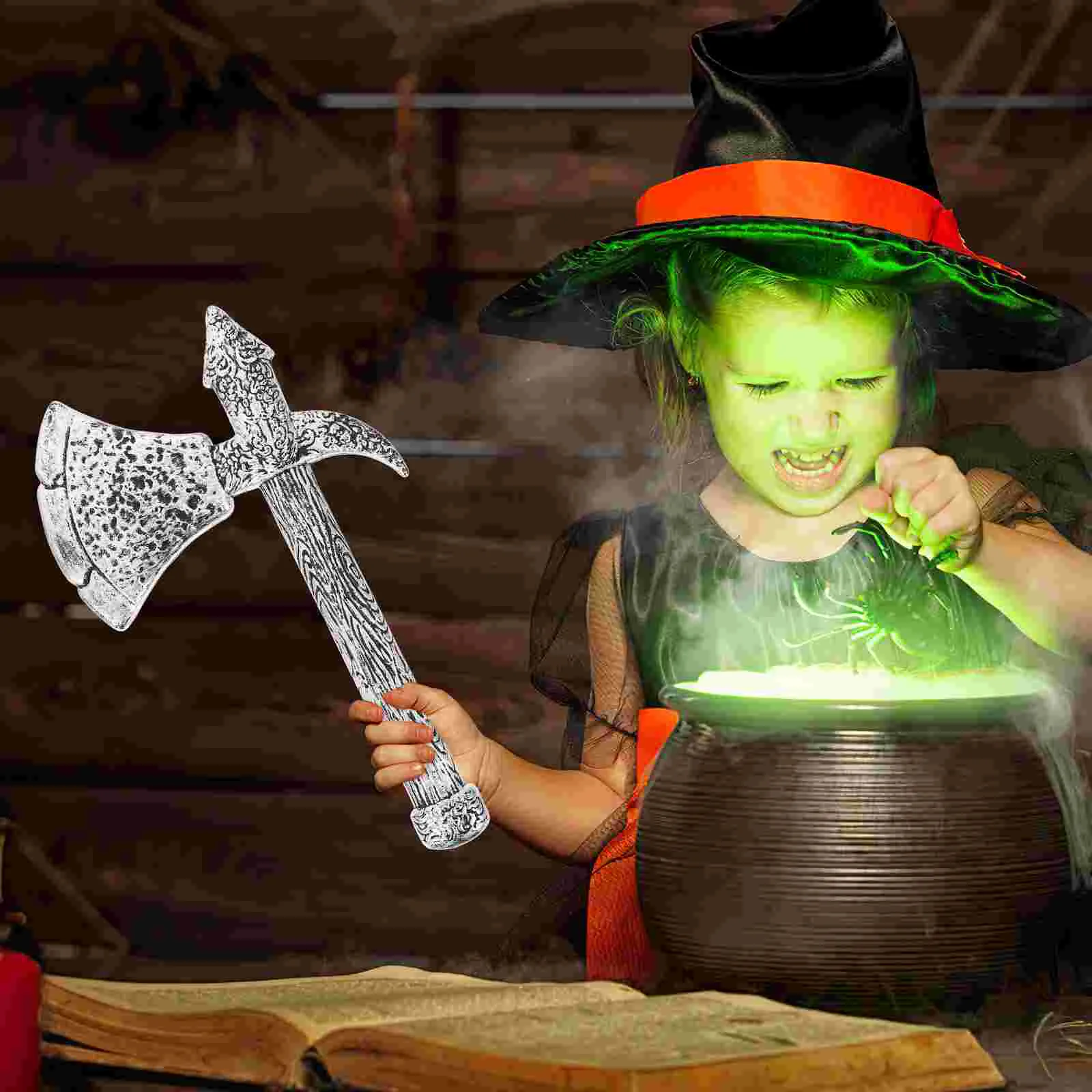 Plastic Hatchet Axe Toy Halloween Prop | Realistic Fake Axe Costume ...