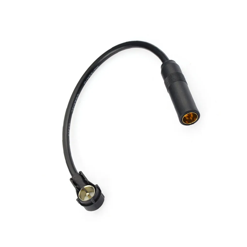 Auto Radio Antenna Booster Aerial Adapter: DIN To ISO Connector ...