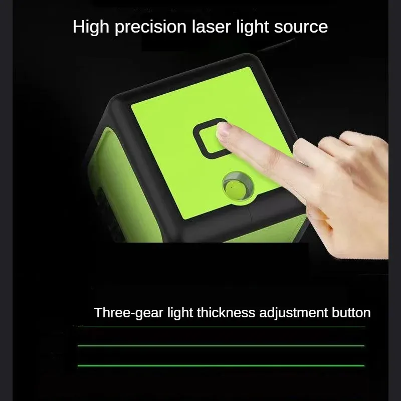 360° Mini Amazon Green Laser Level With Automatic Leveling, 2 Line ...