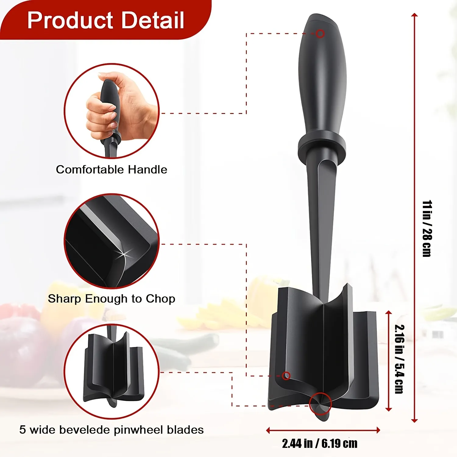 DHgate.com:Heat-Resistant Stainless Steel Meat Chopper: Smash & Mash ...