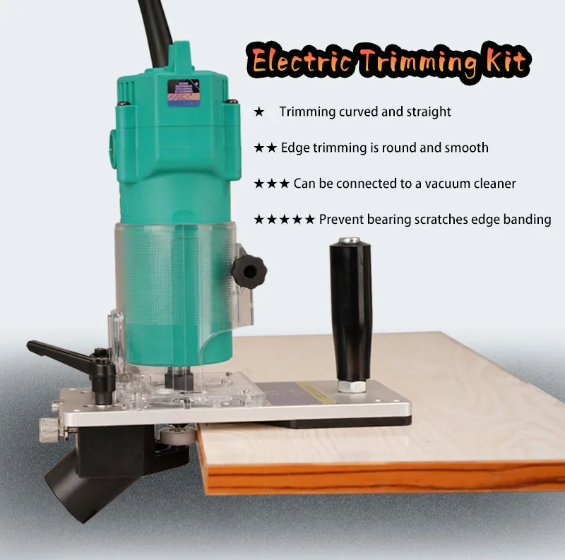 Compact Router Milling Trimming Machine Base With Vacuum Interface ...