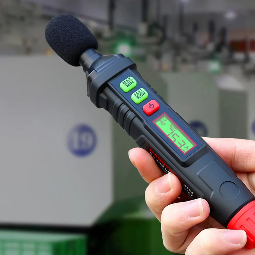 HT64 Digital Noise Meter for Classroom: Handheld Decibel Monitor, 30 ...