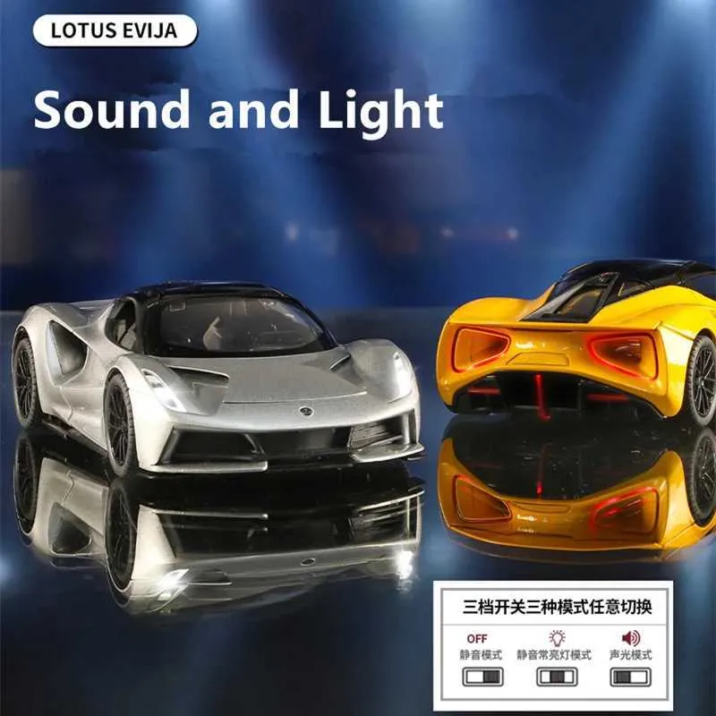 Diecast Model Cars 1 24 Lotus EVIJA Alloy Sports Car Model Diecasts ...