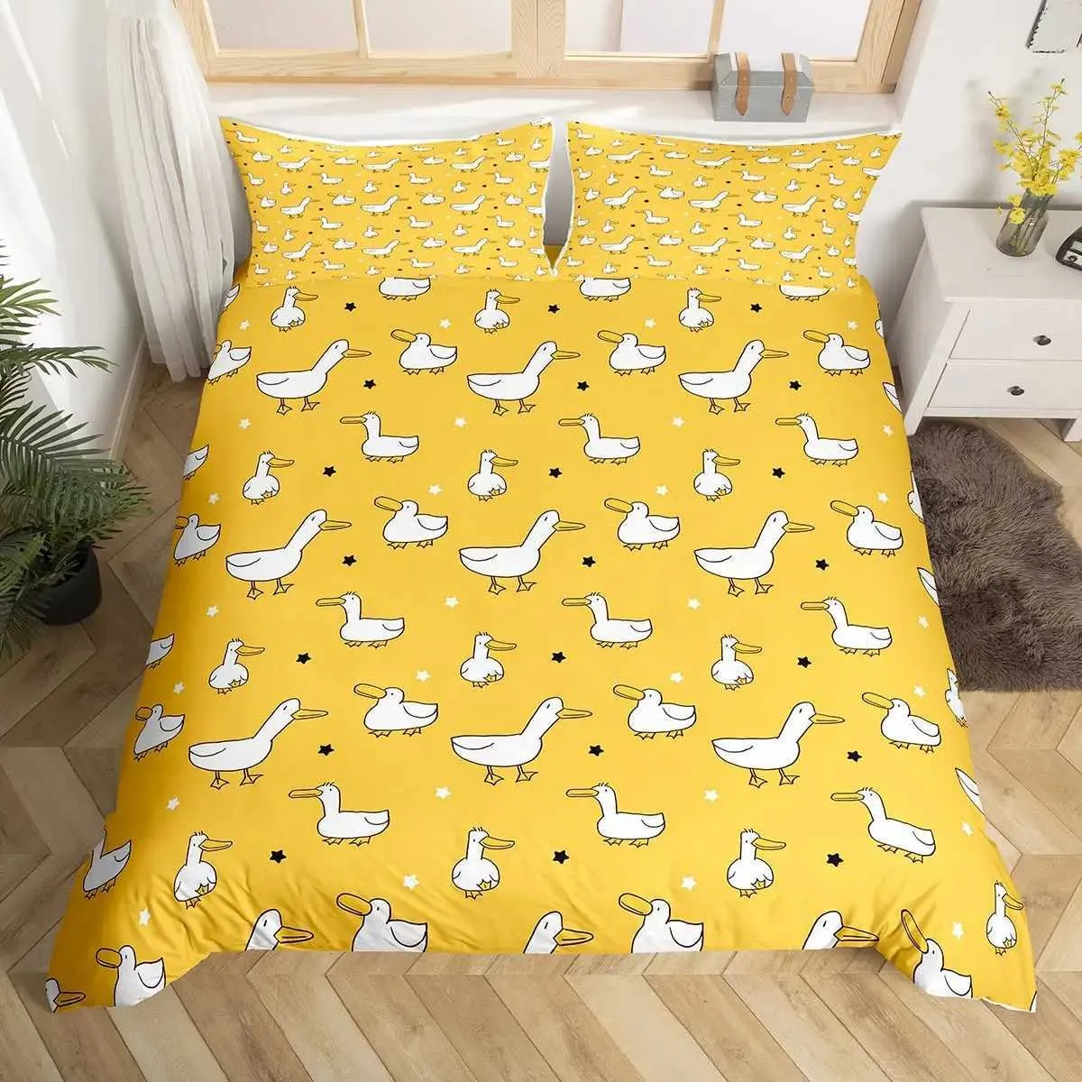 duck print bedding