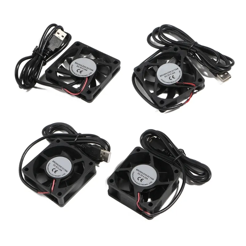 DHgate.com:60mm PC Case Cooling Fan - 5V Power Supply, Silent Blower ...