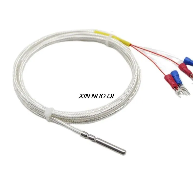 Double Teams PT100 Platinum Thermal Resistance Sensor High Temperature ...