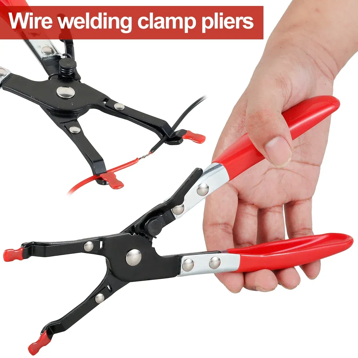 Pro Soldering Pliers for Auto Repair - 2-Wire Hold, Ergonomic Grip ...