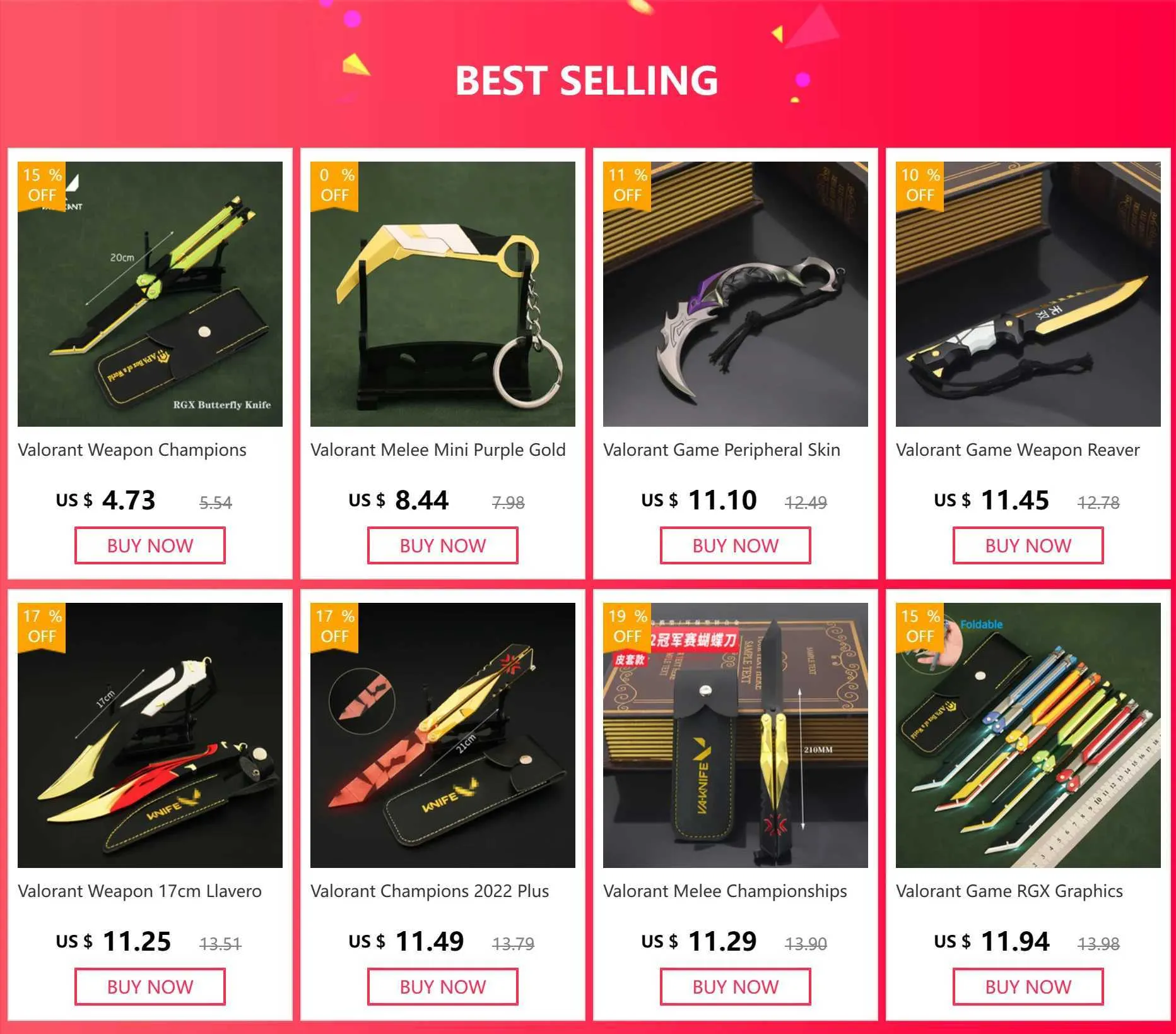 Valorant LOCK//IN Mercy Blade: 18cm Uncut Alloy Tary Tactical Safe ...