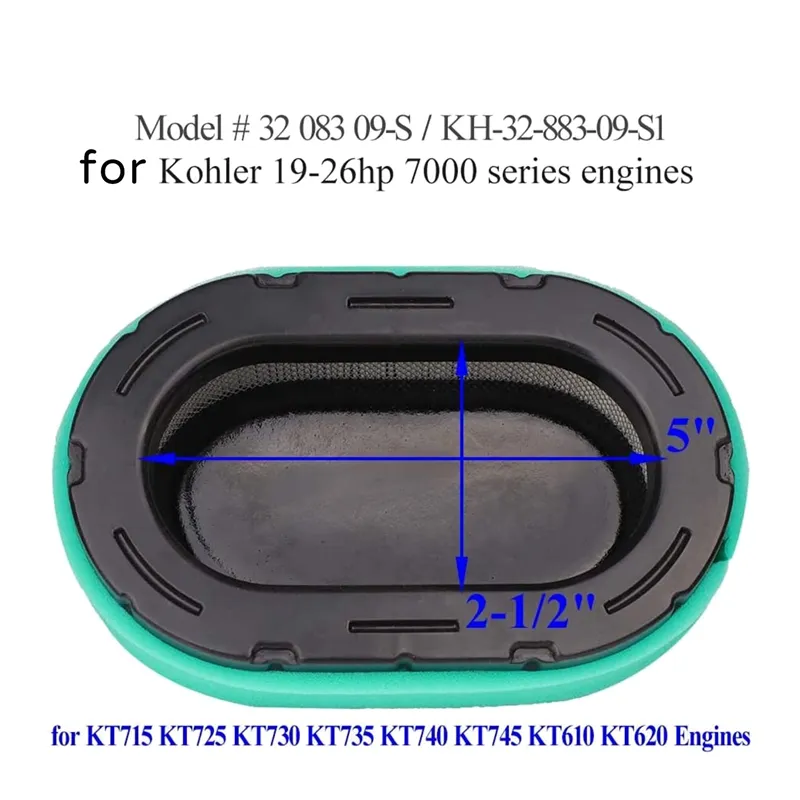 DHgate.com:KH-32-883-09-S1 Air Filter For Kohler KT745 KT740 KT735 ...