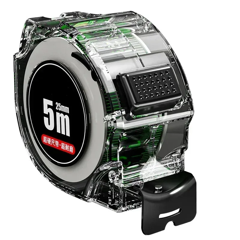 Digital Tape Measurement Transparent Ruler With Adhesive Measuring Tape ...