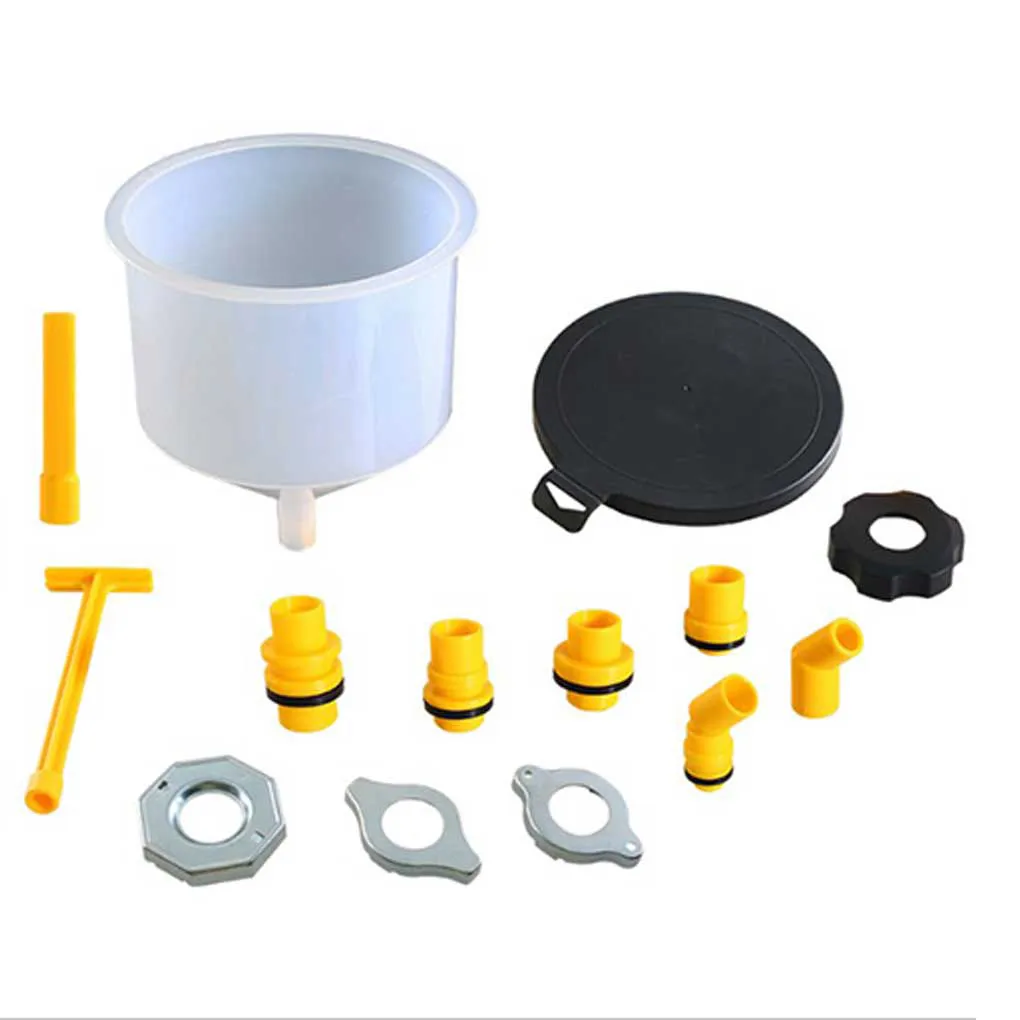 Engine Coolant Filling Funnel Kit Set, Spill Proof Car Radiator Water ...