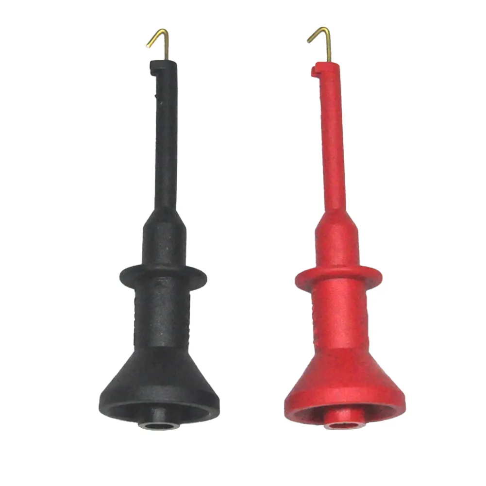 Professional Spring Hook Type Banana Test Leads Multimeter Probe Hooks ...