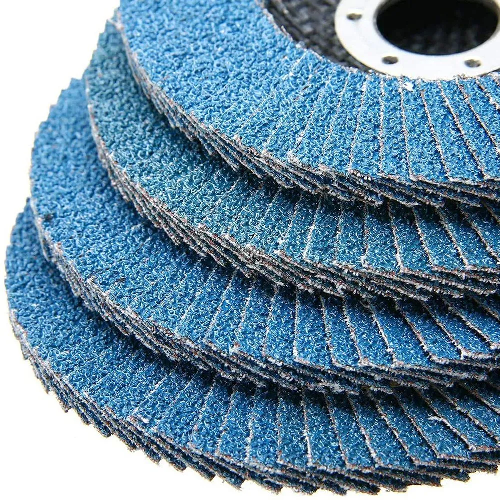 125mm 5 Inch Grinding Discs With 40 120 Grit Blades For Angle Grinder ...