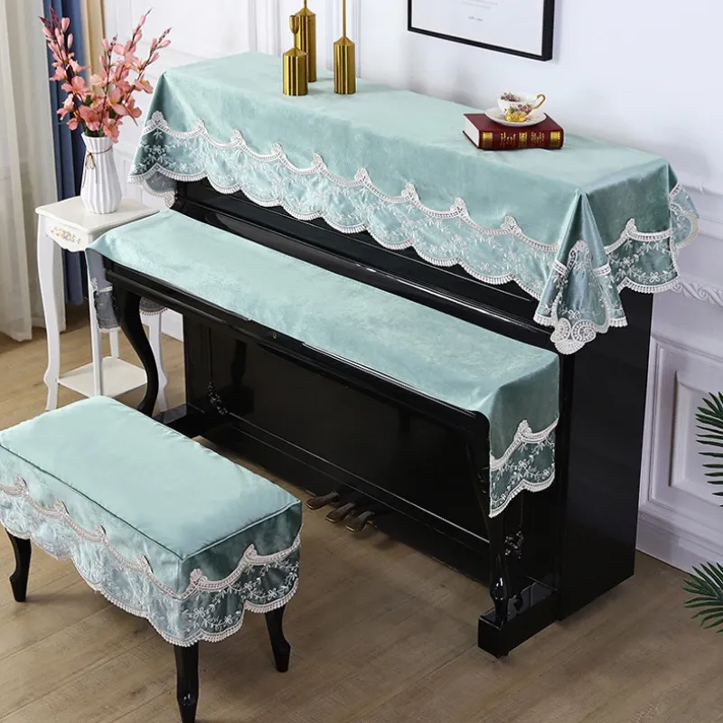 DHgate.com:Modern Simple Lace Pattern Piano Cover - Dustproof Nordic ...