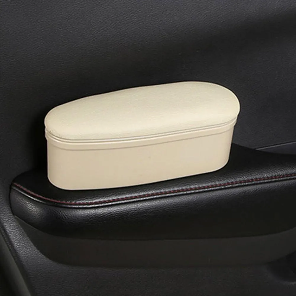 Ergonomic Car Armrest PU Leather Door Armrest Extender Heightening Pad ...
