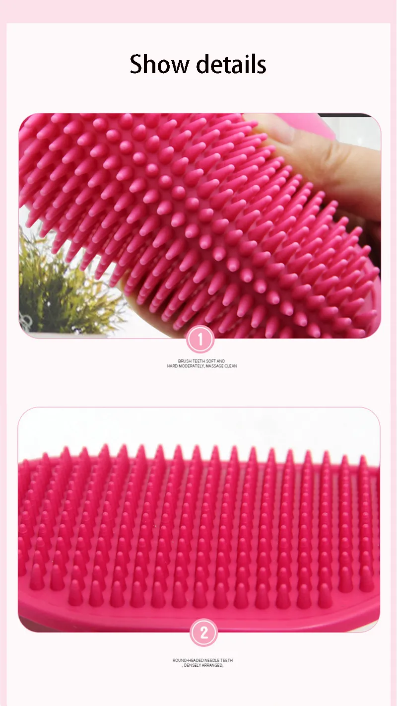 Gentle Pet Grooming: Soft Rubber Brush for Dogs & Cats - Hair Removal ...