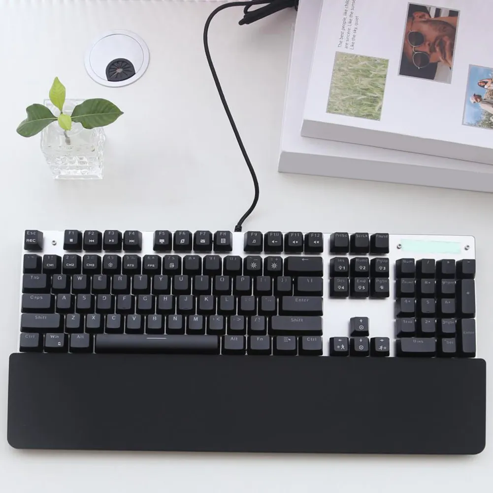 Ergonomic Keyboard With Wrist Rest And Computer Mouse Pad With Wrist ...