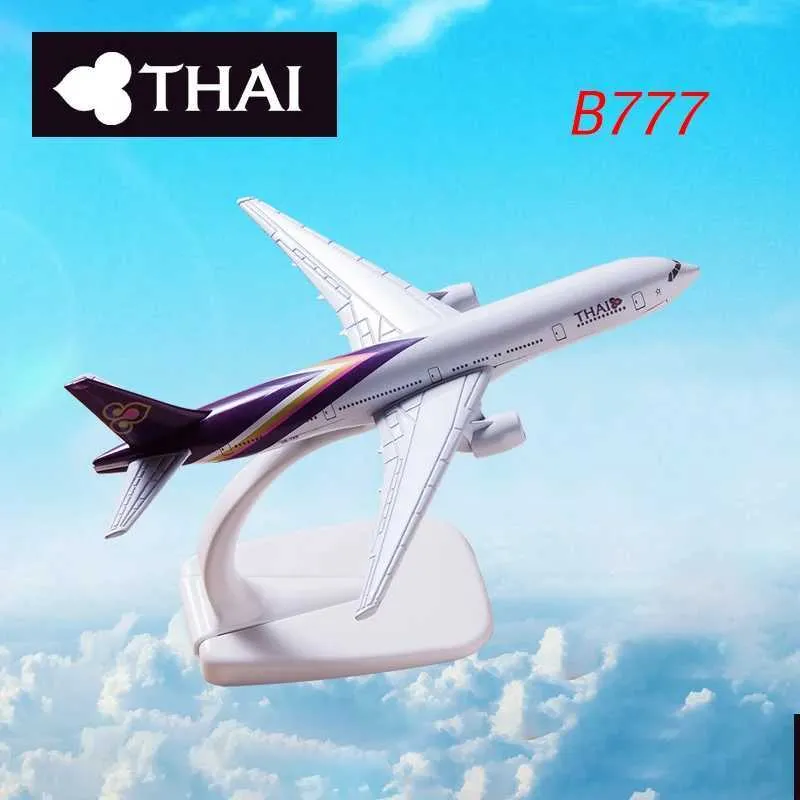 16cm Die Cast Aircraft Modle Bangkok Airlines B777 And B747 Aviation ...