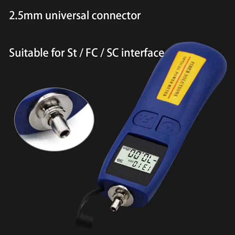 2X Accuracy6 Wavelengths Mini Optical Power Meter Tester with LCD ...