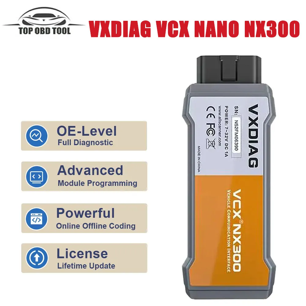 DHgate.com:VXDIAG VCX NANO NX300 OBD2 Scanner: Professional OE-Level ...