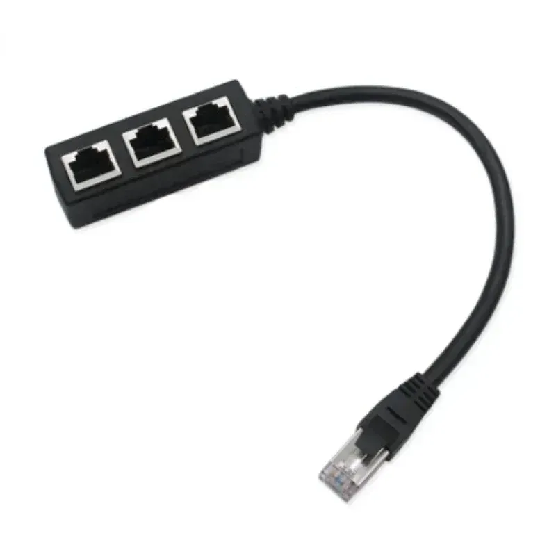 DHgate.com:RJ45 Ethernet Splitter Cable 1 Male to 3 Female Ethernet ...