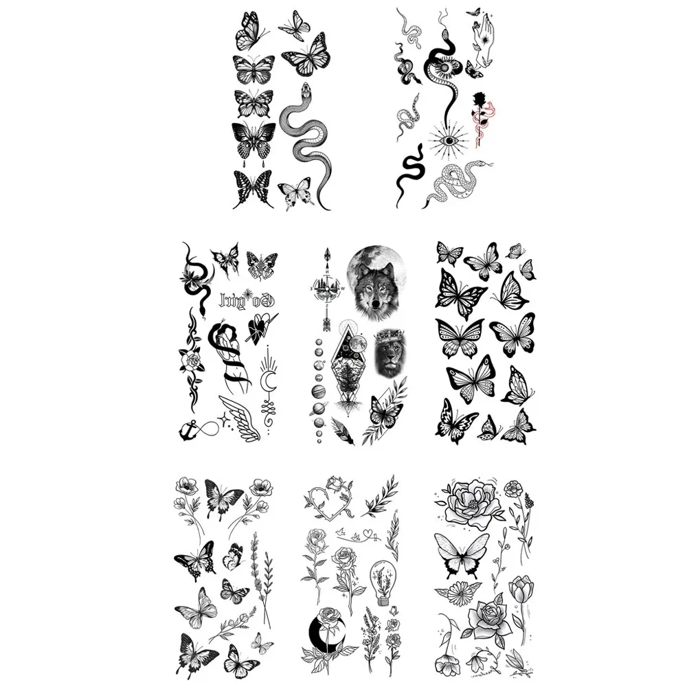 Printable Water Tattoos Spring Temporary Tattoos Bunnies