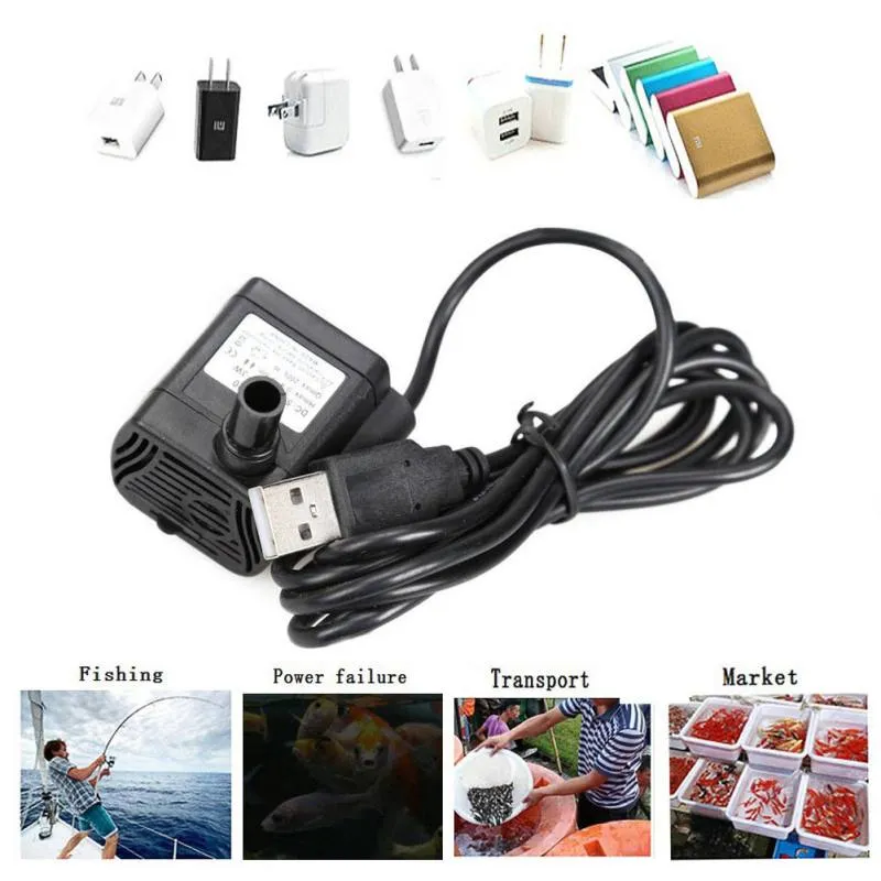Pet-friendly USB Water Pump Tank Fountain Motor Cat and Dog Drinking ...