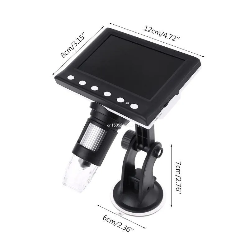 4.3 Inch HD Digital Microscope with USB Port and LCD Screen - Perfect ...