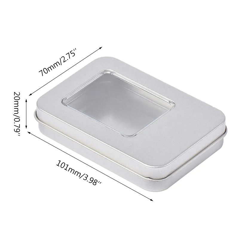 Metal Gaming Card Box Durable Playing Card Storage Case For Card ...