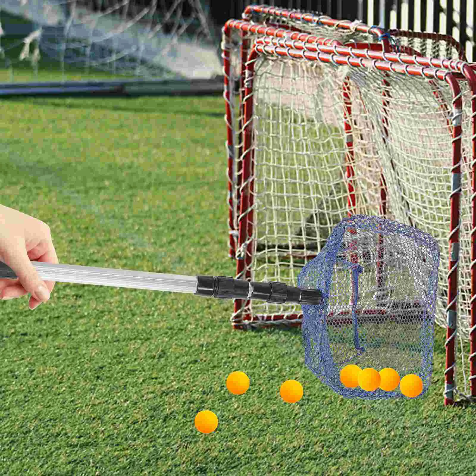 Adjustable Telescopic Table Tennis Ball Collector Net - 3-Piece Pole ...