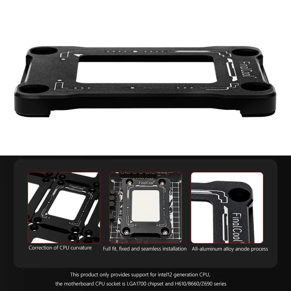 FinalCool LGA1700-BCF CPU Bending Corrector Frame for Intel 12th Gen ...