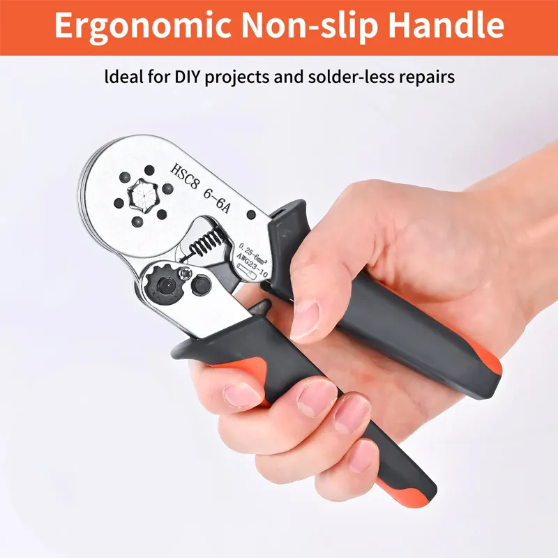 Ferrule Sleeves Terminal Crimping Tools Mini Electrical Pliers HSC8 6-4 ...
