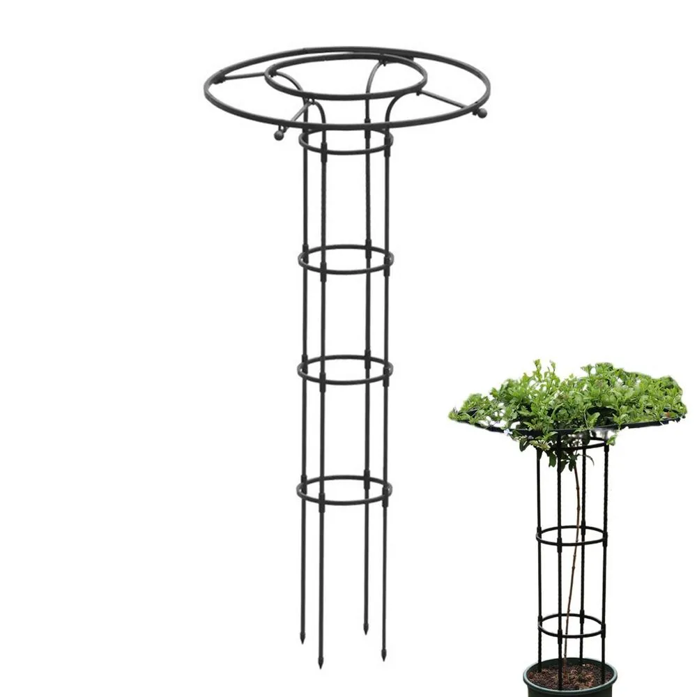 Expandable Garden Trellis: Heavy Duty Metal Plant Support Tower For ...
