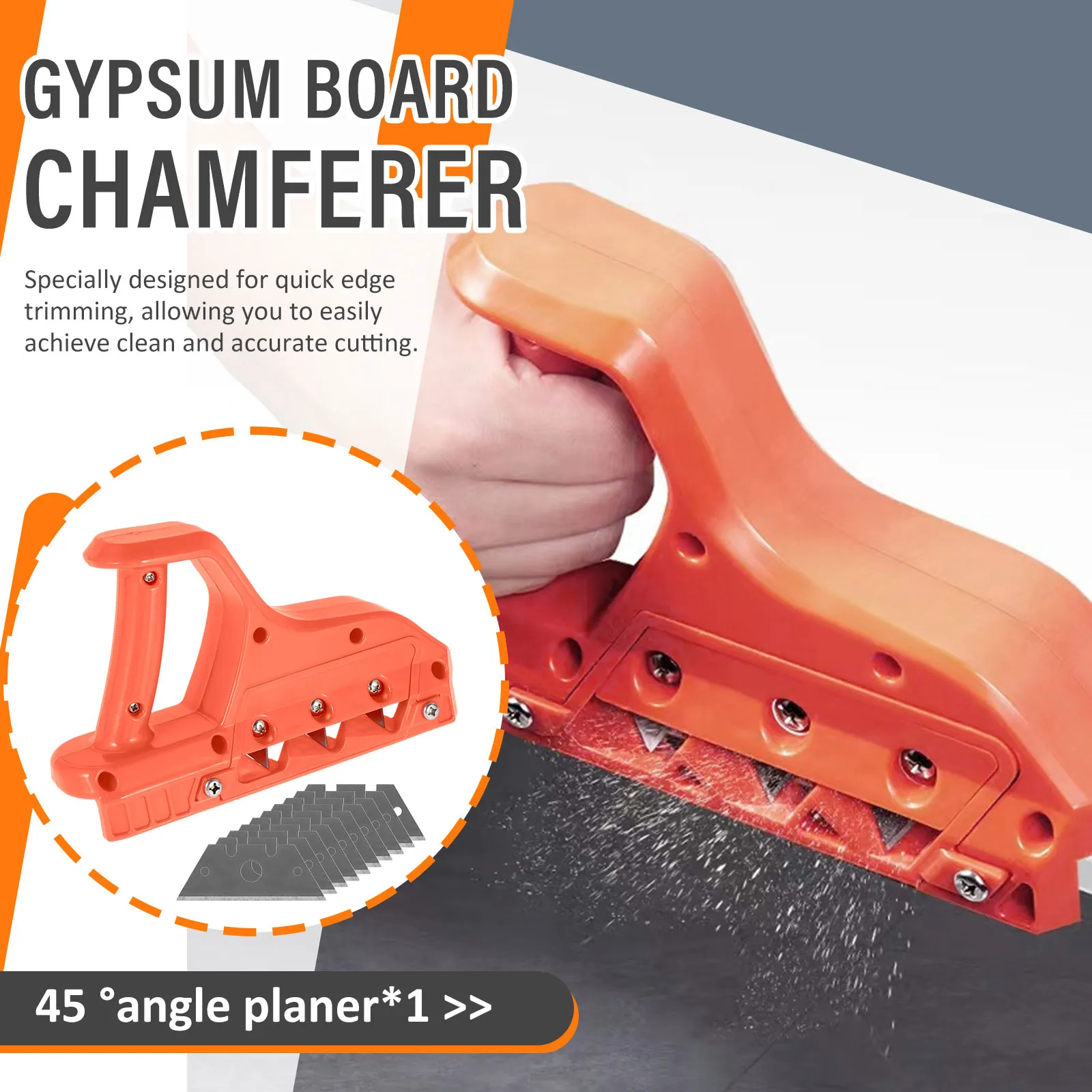 Drywall Edge Shaper Plasterboard Quick Cutter, Gypsum Board Hand Plane ...
