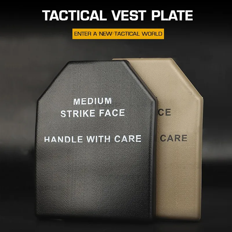 Tactical Vest Protective Plate Body Armor Protect Insert Pads Paintball ...