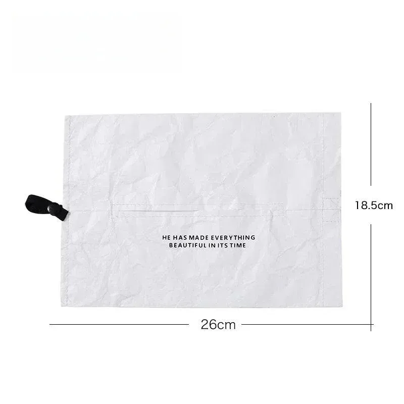 Auto Tissue Box Holder Textile Cloth Storage Bag for Home and Car Use ...