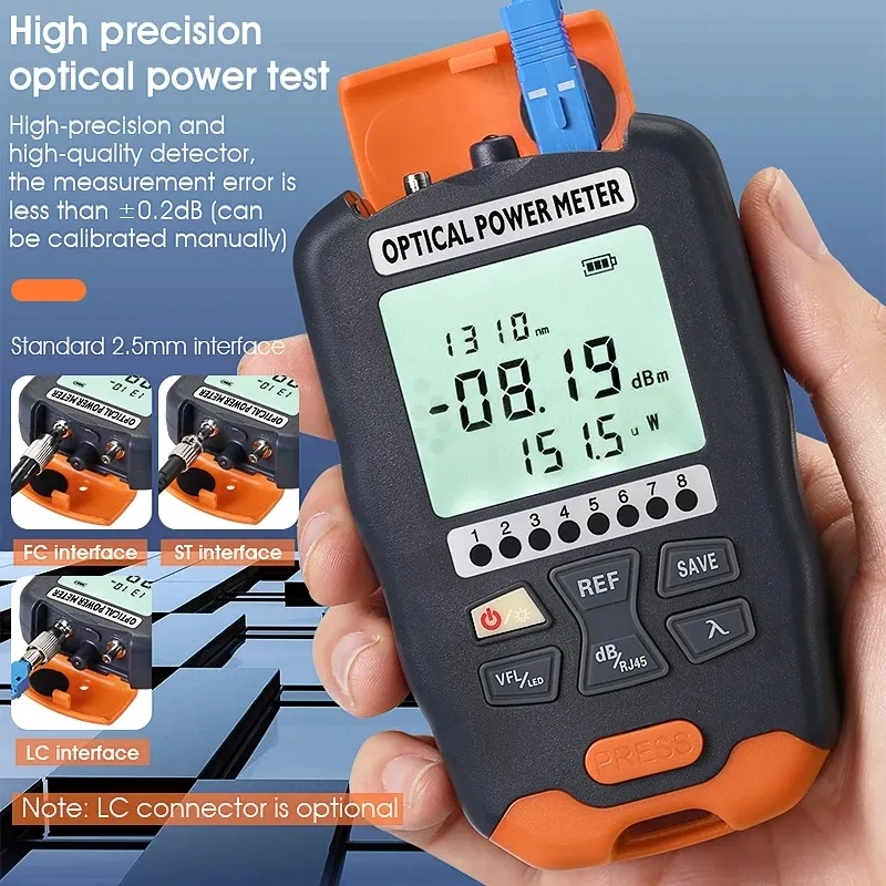 DHgate.com:4-in-1 Optical Power Meter with Visual Fault Locator for ...