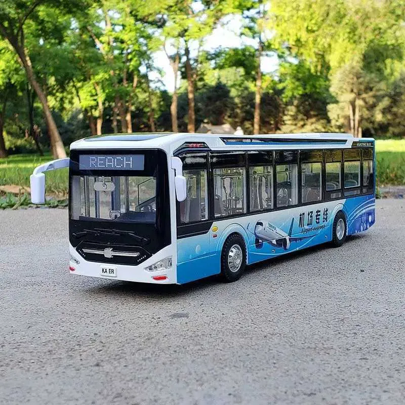 Diecast Metal Toy Business Bus Model, Large Size Electric Tourist Toy ...
