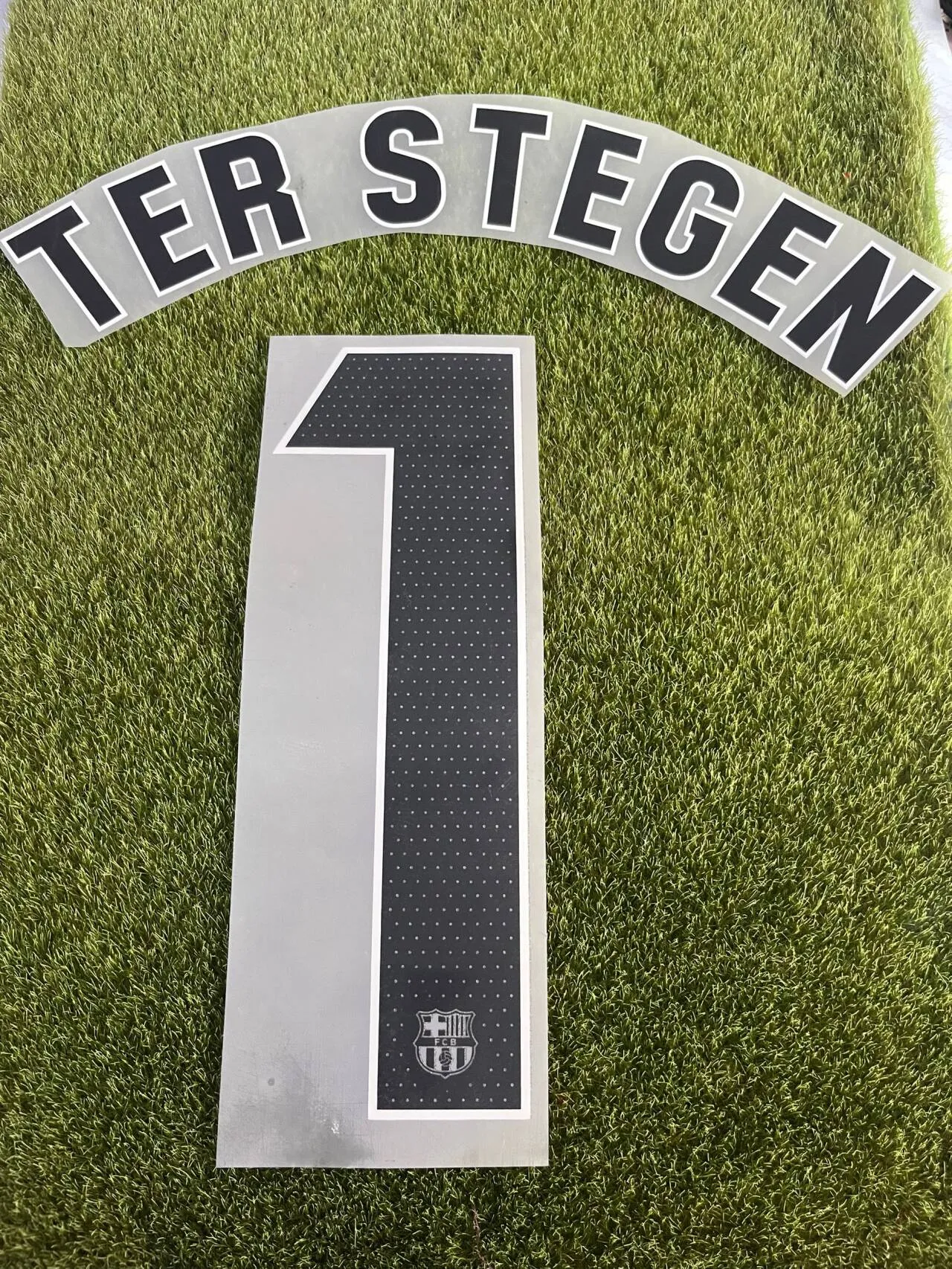 DHgate.com:Goalkeeper #1 Ter Stegen Nameset Soccer Patch Badge for ...