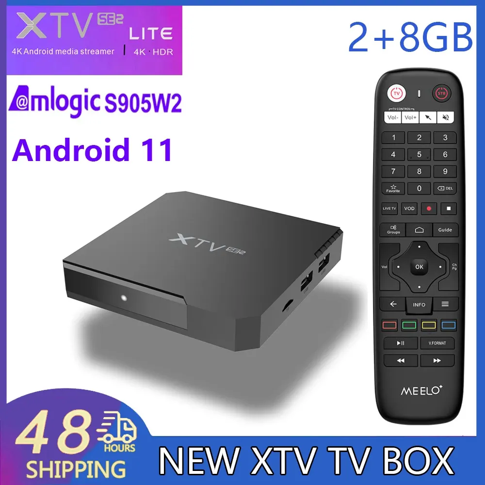 XTV SE2 Lite smartbox tv box with Xtream Codes, Android 11, Amlogic ...