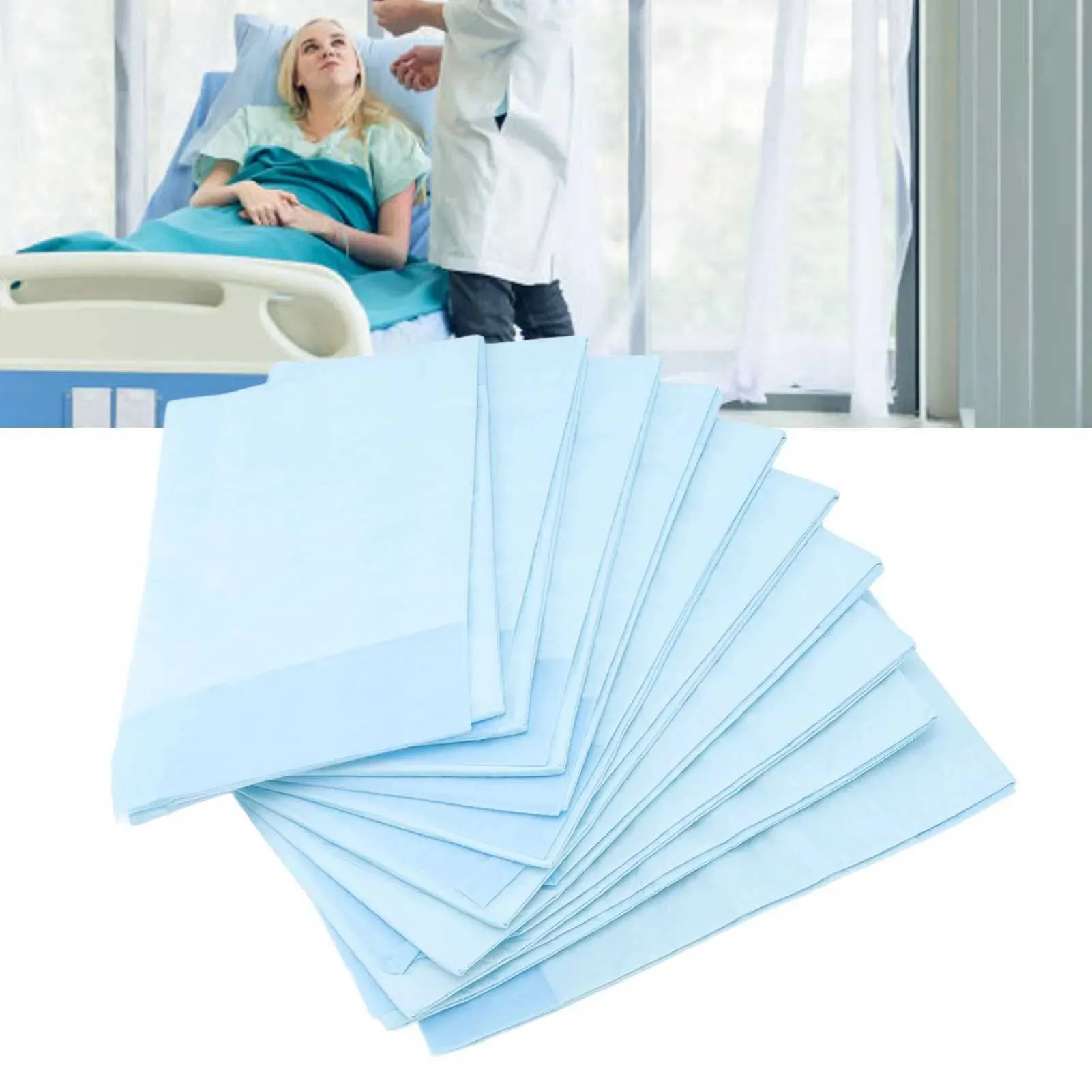 10 Pack Disposable Non-Woven Absorbent Incontinence Bedding Underpads ...