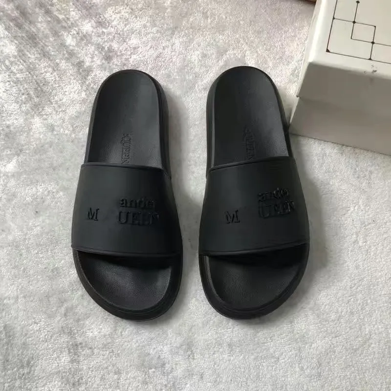 Designer Leather Slides & Slippers: Stylish Black Sandals for Men's and ...