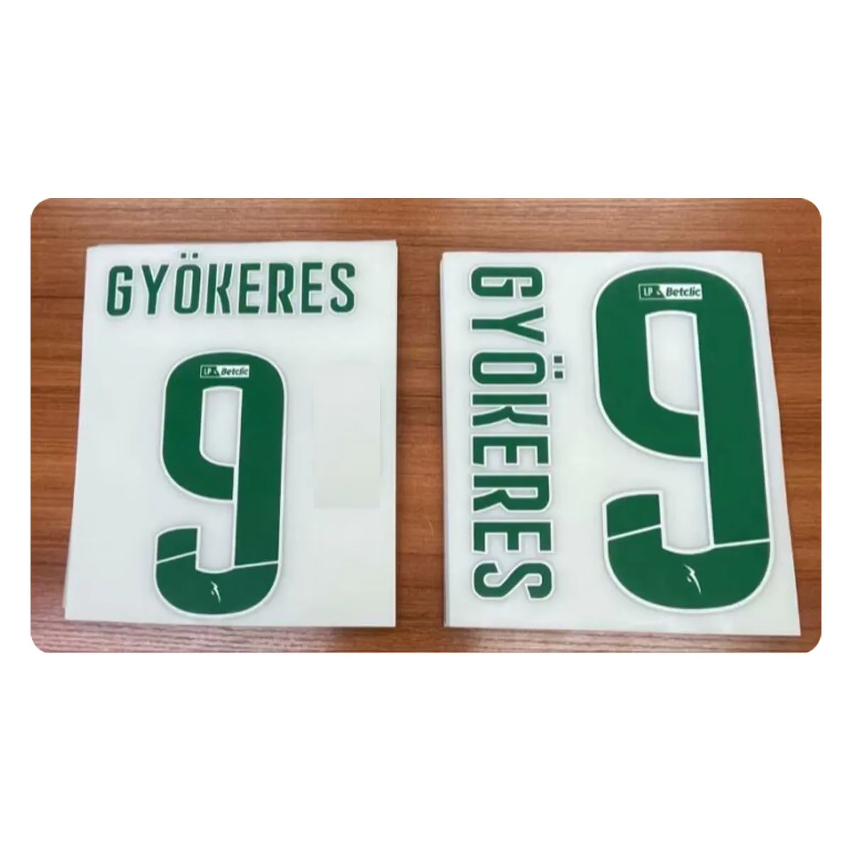2024 #9 GYOKERES Nameset Printing Soccer Patch Badge From Thiagobart ...