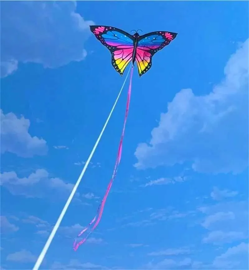 Kite Accessories Butterfly Kites For Children Kites String Line Ripstop ...