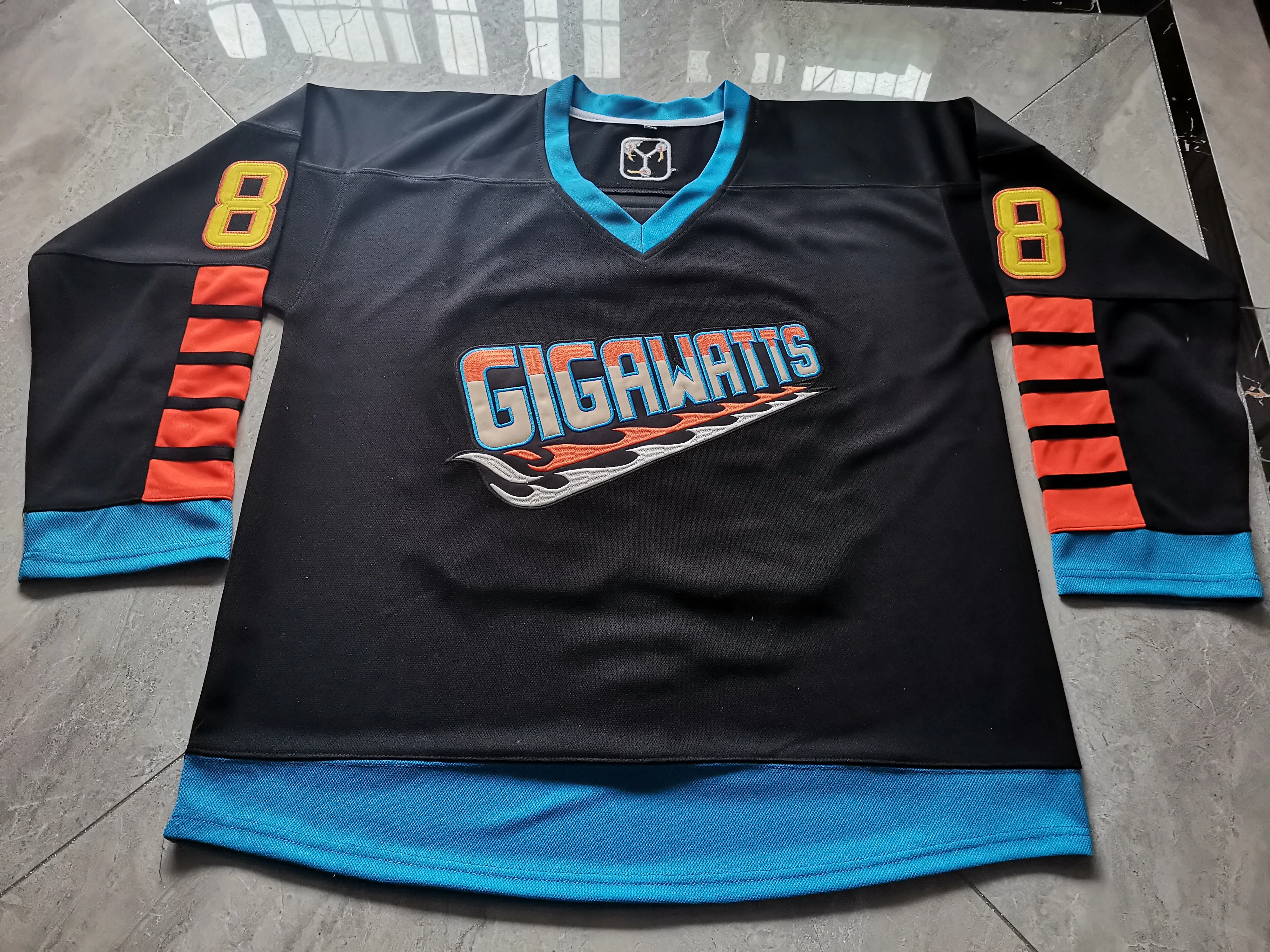 GIGAWATTS MCFLY 88 Black Vintage Hockey T Shirts Personalized With ...